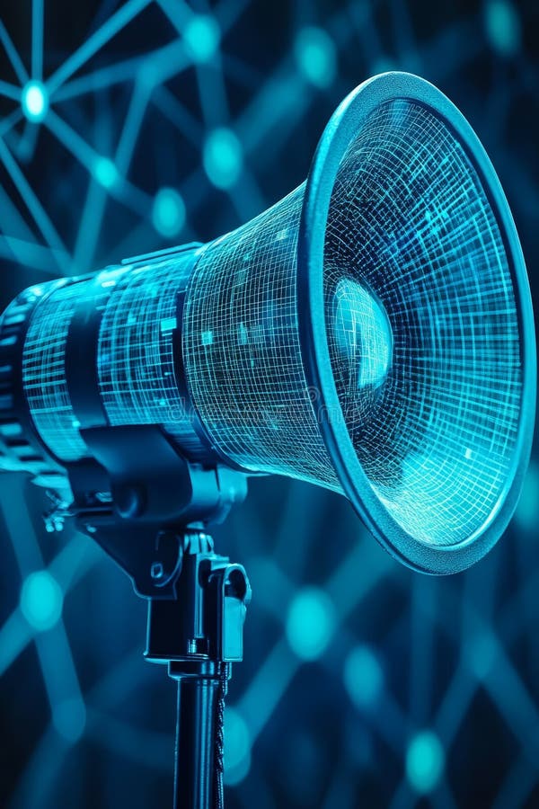 Digital Marketing, Global Communication - Abstract 3D Rendered ...