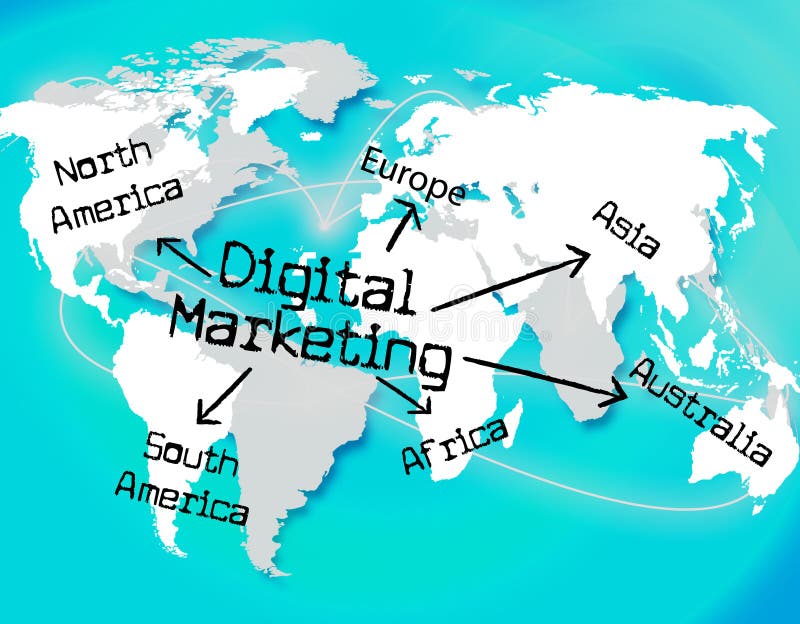Digital Marketing Indicates Tech Technology and Selling Stock ...