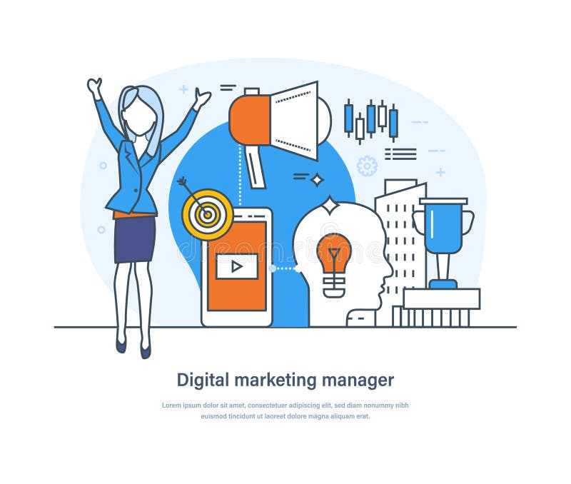 Digital Marketing Manager, Specialist Working on Content Strategy, Analyzing Data. Web Analytics ...