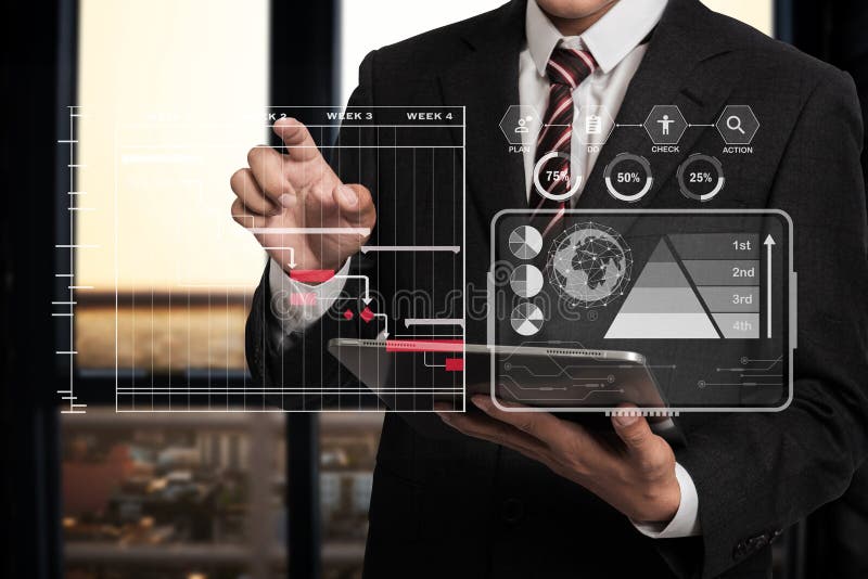 Digital Marketing Media in Virtual Icon Hand Project Manager Working ... Digital Marketing Media in Virtual Icon Hand Project Manager Working ...