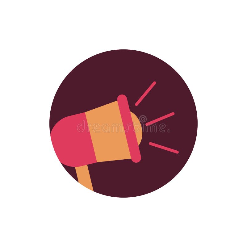 Digital Marketing Megaphone Creativity Advertising Stock Vector ...