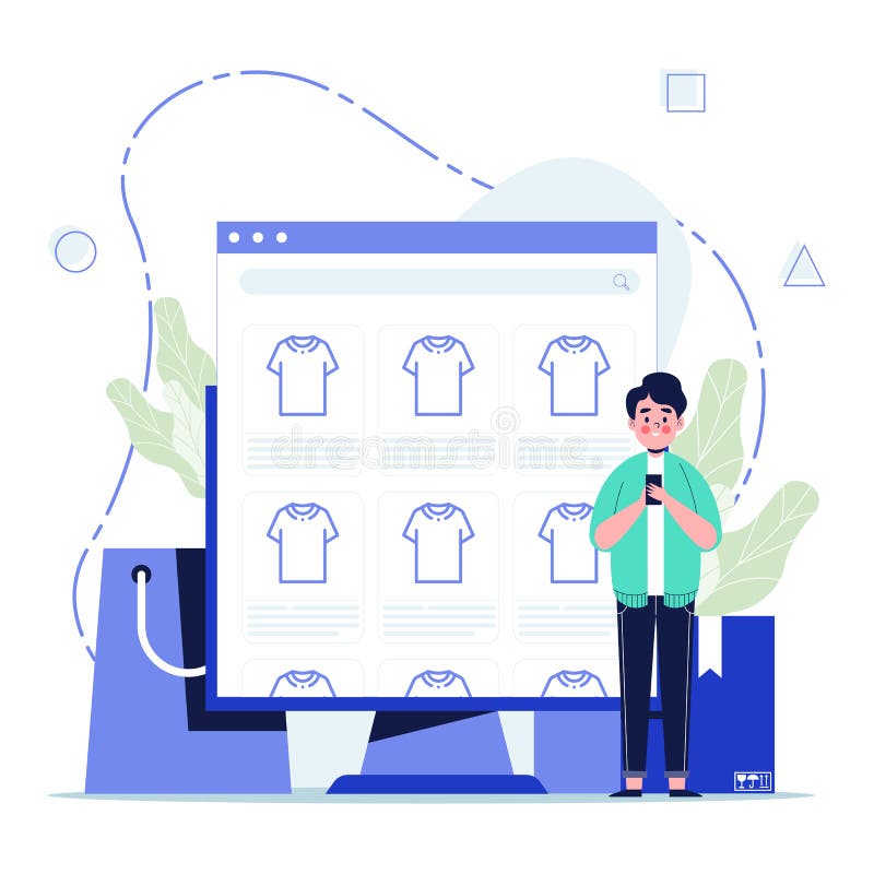 E Commerce Cartoon Character Stock Illustrations – 2,446 E Commerce ...