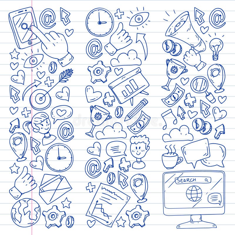 Digital Marketing, Social Media, Communications, Management Stock ...