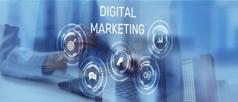 Digital Marketing Strategies Business and Technology Concept Stock ...