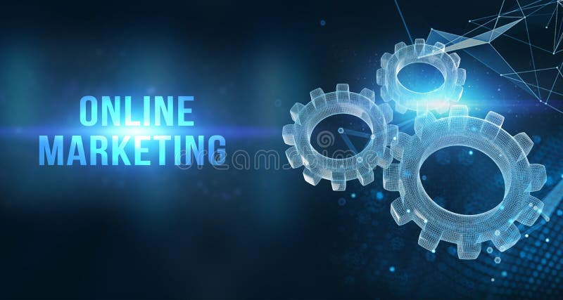 Digital Marketing Technology Solution for Online Business Concept ...