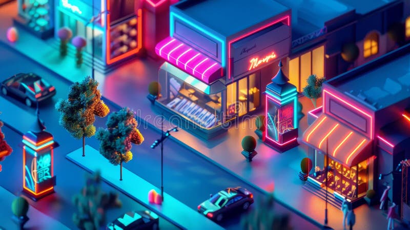 Digital Marketplace Convenient Online Shopping Virtual Storefronts ...