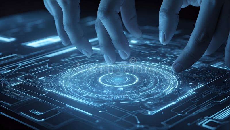 Digital Mastery: the Cybercriminal S Precision. AI Generate Stock ...