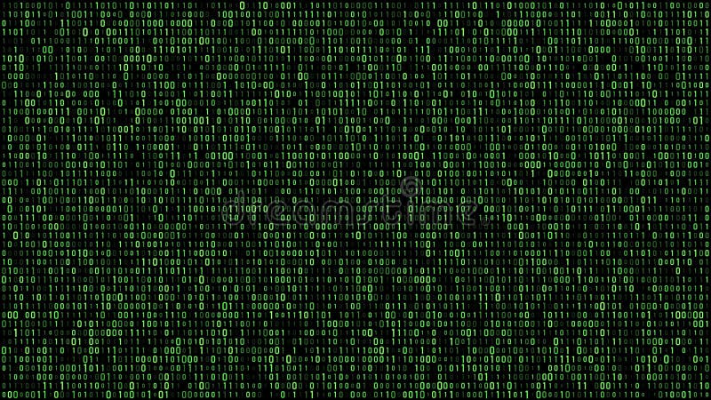 Digital Matrix Numbers Flow Blue Stock Video - Video of cross, concept ...