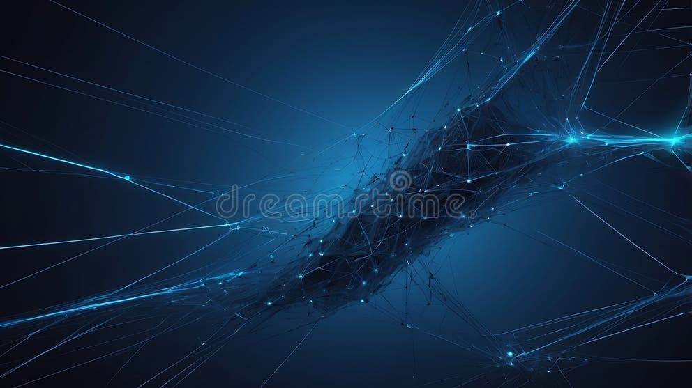 Digital Matrix with Connected Light Nodes Creating an Immersive Sense ...