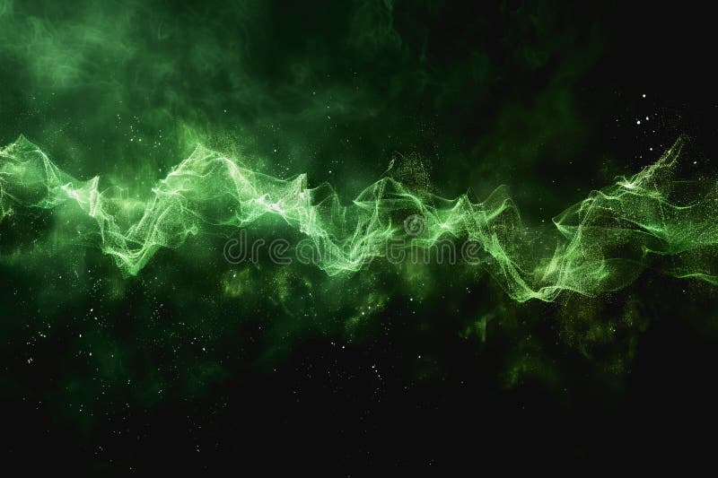 Digital Matrix Data Waveform on Music Dynamic Wave Abstract Concept ...