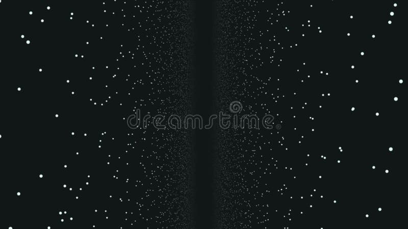 Digital Matrix Particles and Grid Motion Abstract Background Stock ...