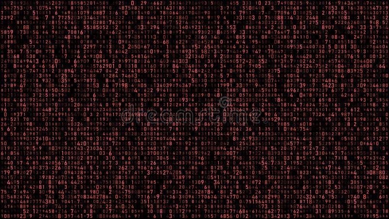 Digital matrix red stock illustration. Illustration of pattern - 140392208