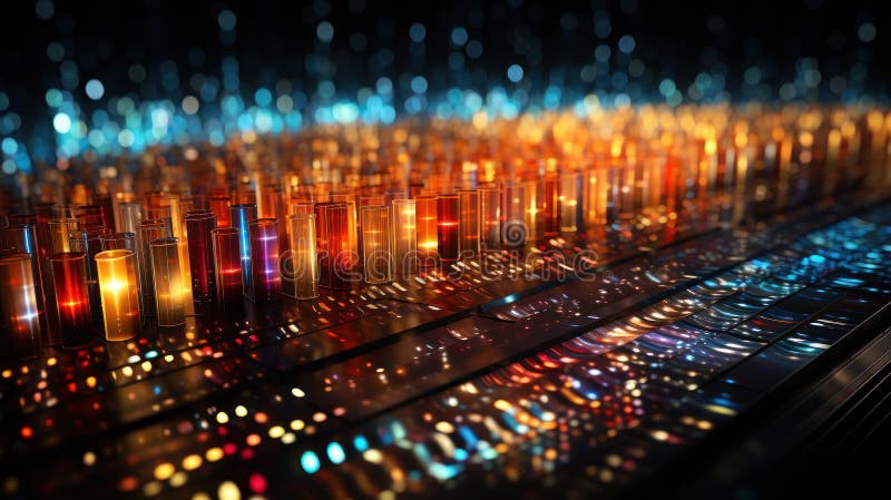 Digital Matrix: Seamless Screen Code Numbers Texture Stock Illustration ...