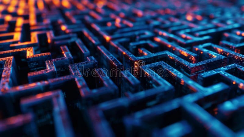 A Digital Maze with Countless Twists and Turns Representing the ... A Digital Maze with Countless Twists and Turns Representing the ...