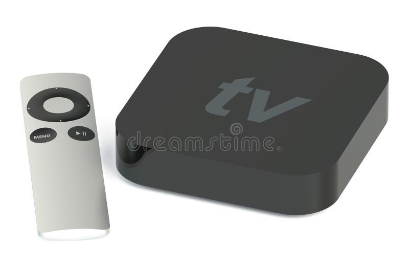 Digital Media Player Back View Stock Illustration - Illustration of ...