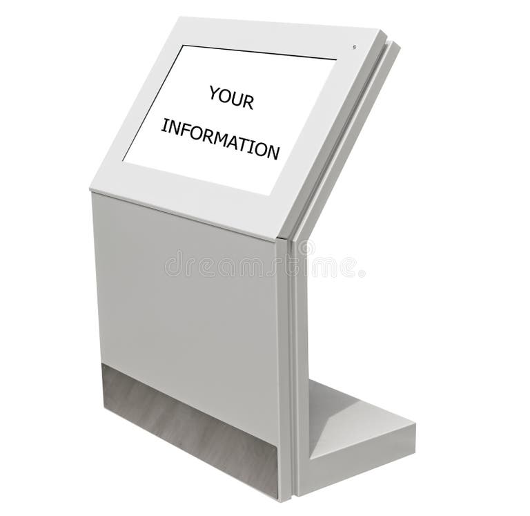 Digital Media Screen Modern Panel Stock Photo - Image of signage, board ...