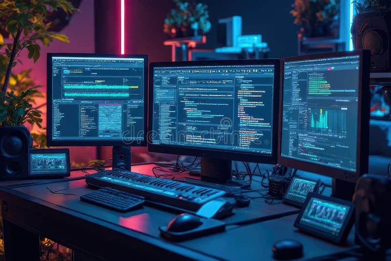 Digital Media Tool Application Stock Illustration - Illustration of ...