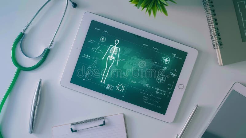 The Digital Medical Tools.AI Generated Image Stock Image - Image of ...