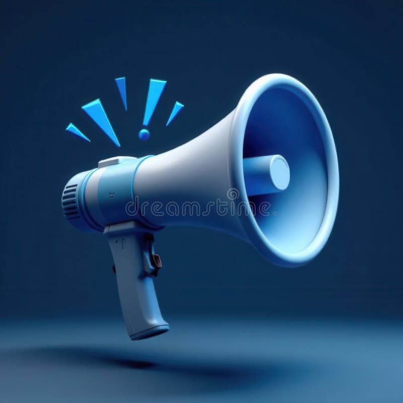 Digital Megaphone Dynamic Sound Effects Modern Design Stock Photos ...