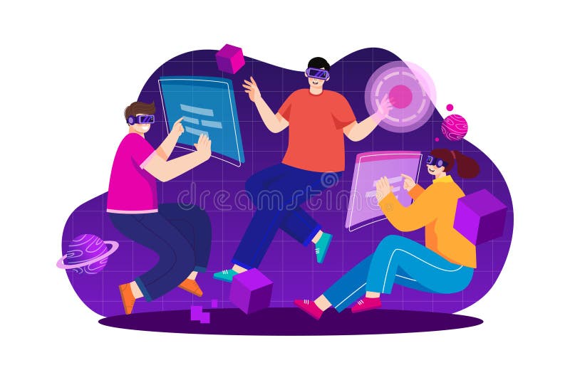 Digital Metaverse Stock Illustrations – 20,876 Digital Metaverse Stock ...