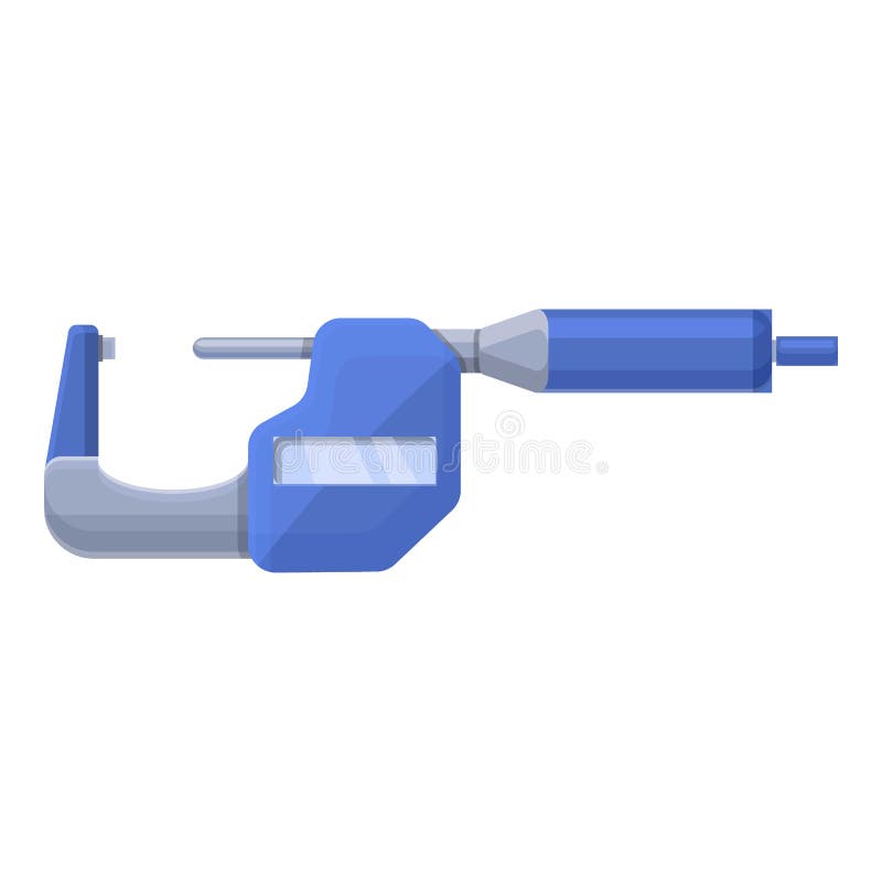 Digital Micrometer Tool Icon, Cartoon Style Stock Vector - Illustration ...