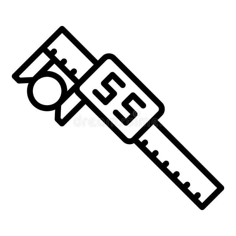 Digital Micrometer Construction Icon, Outline Style Stock Vector ...