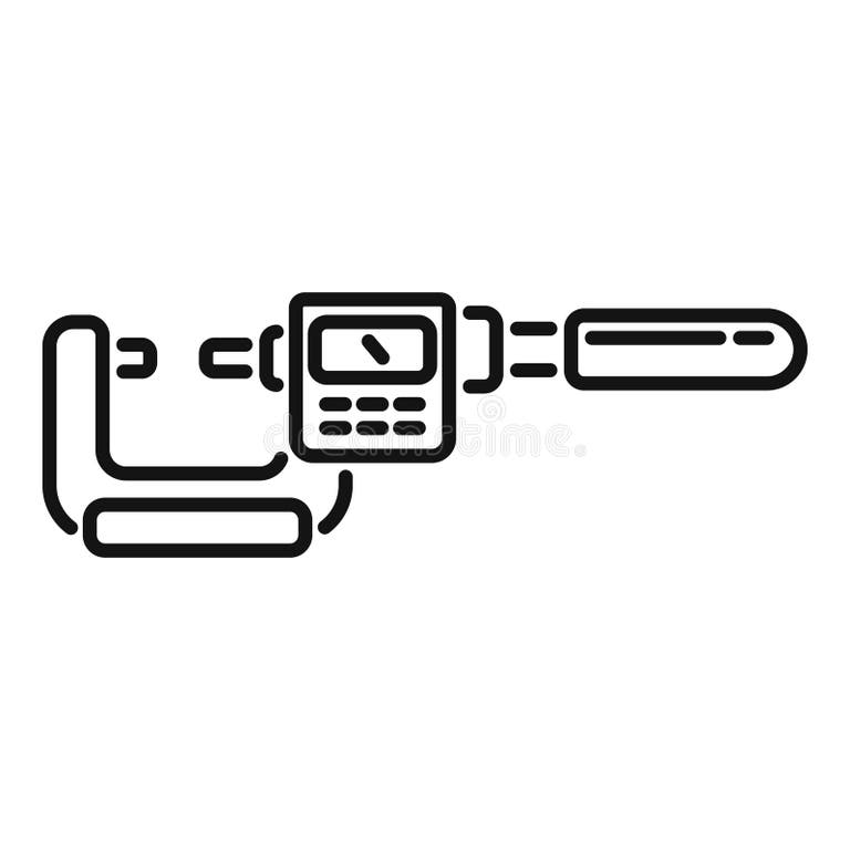 Digital Micrometer Device Icon Stock Illustrations – 539 Digital ...