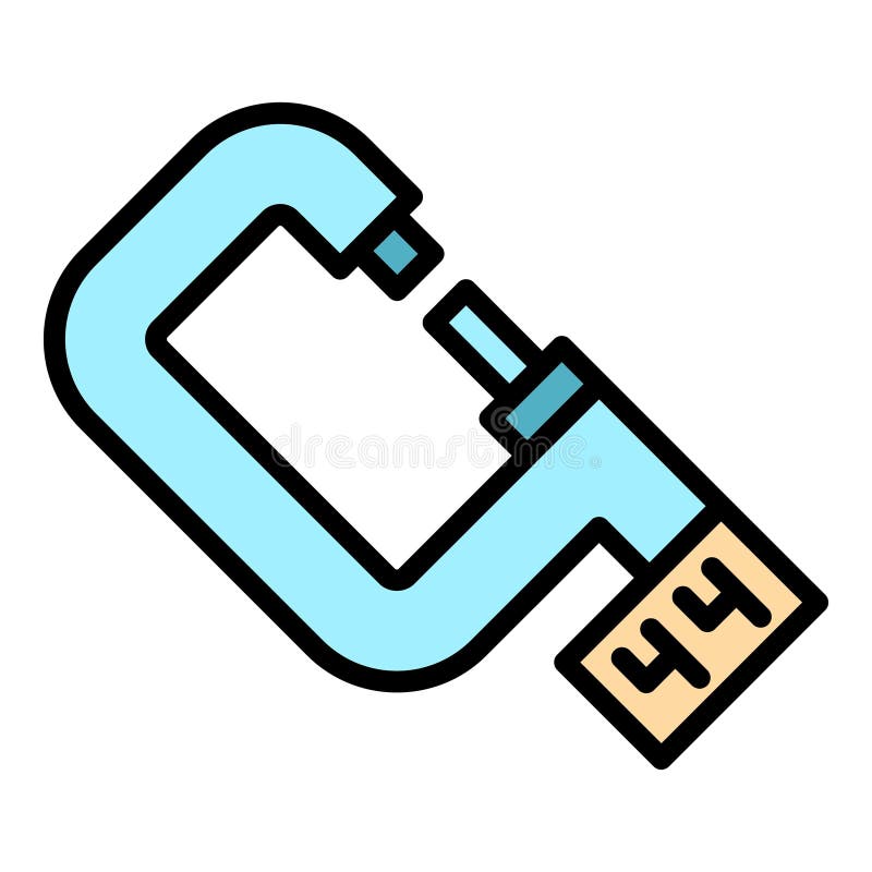 Digital Micrometer Electronic Icon Vector Flat Stock Vector ...