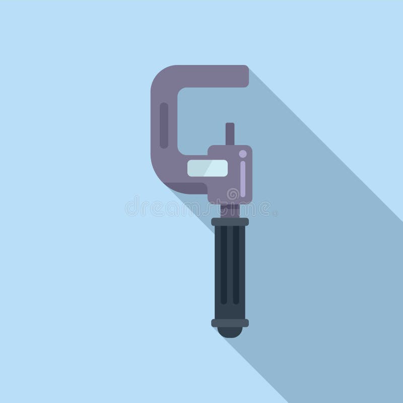Digital Micrometer Equipment Icon Flat Vector. High Calibrated Stock de ilustración ...