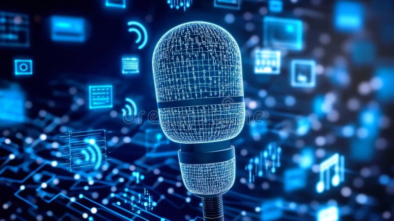 Digital Microphone Network Technology Connectivity Communication Audio ...