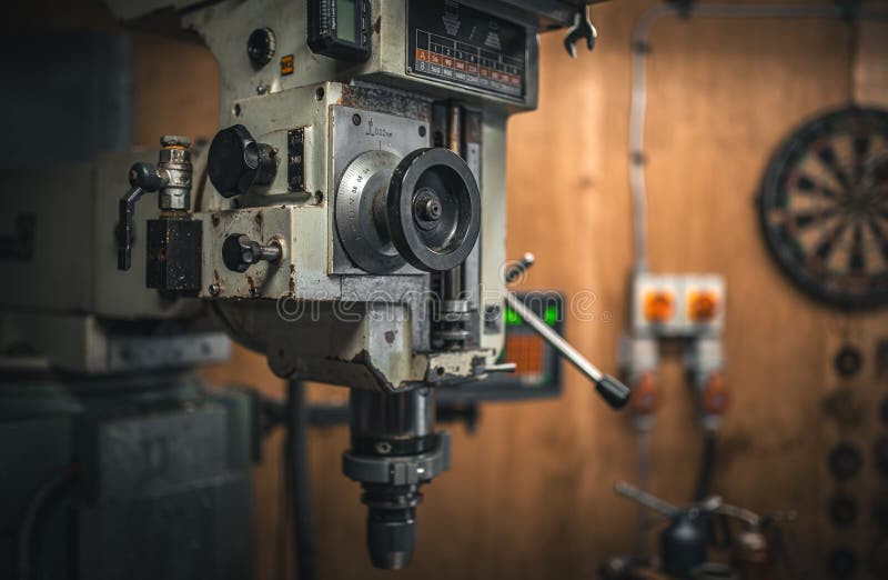 Digital Mill Being Setup for Precision Manufacturing Process in Small ...