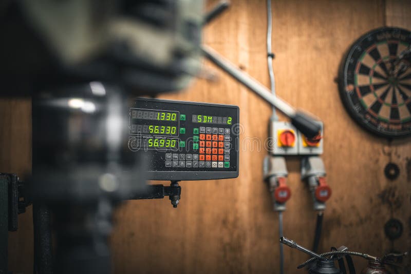 Digital Mill Being Setup for Precision Manufacturing Process in Small ...