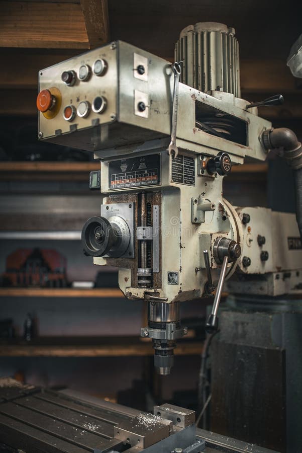 Digital Mill Being Setup for Precision Manufacturing Process in Small ...