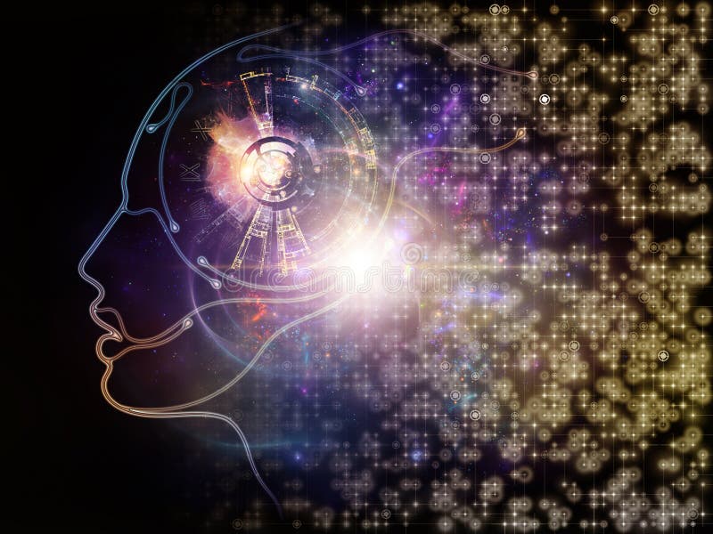 Digital Mind stock illustration. Illustration of persona - 174165731