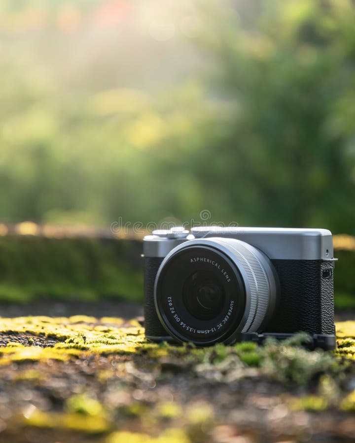 Digital Mirrorless Camera and Photography Stock Photo - Image of ...