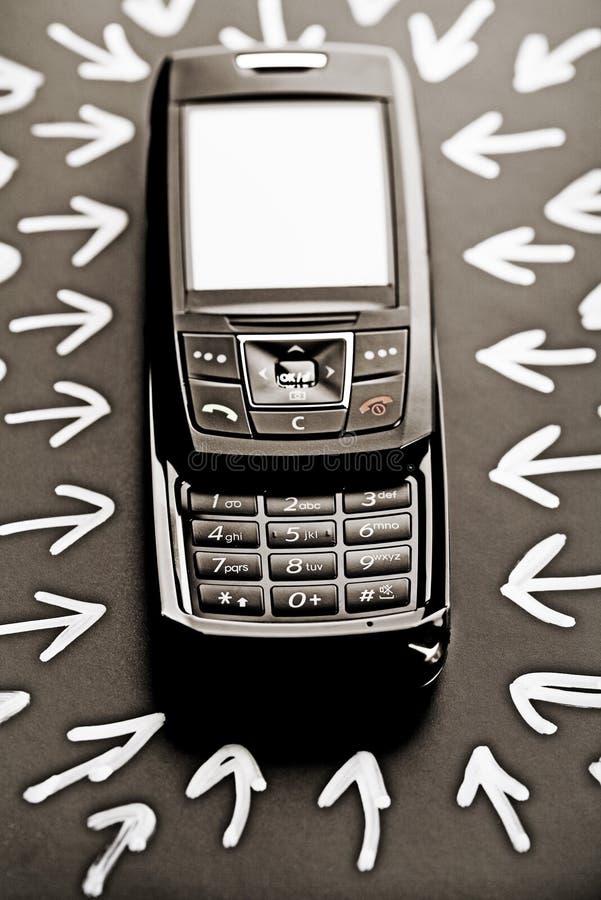 Digital mobile phone stock image. Image of business, liquid - 6314293