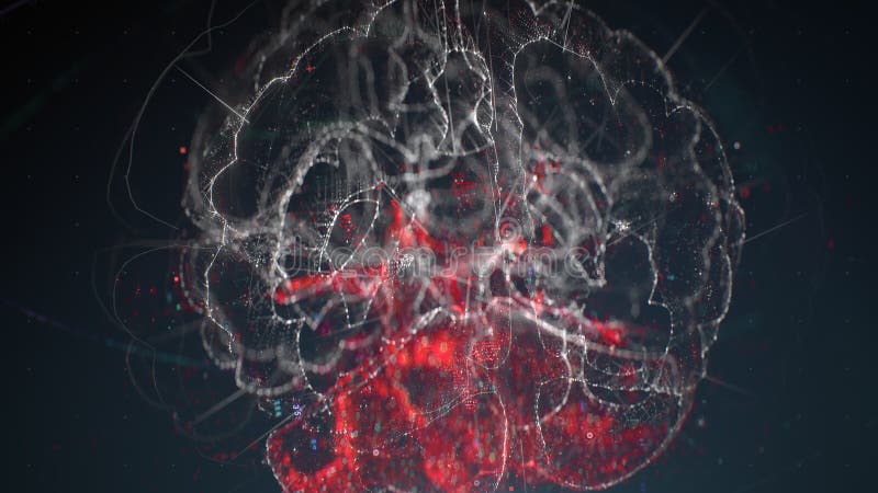Digital Model of the Human Heart and Major Blood Vessels Stock Footage ...