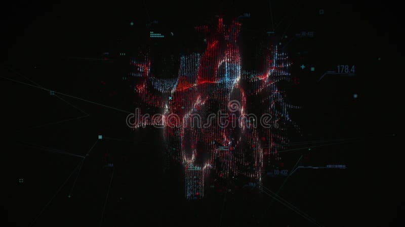 Digital Model of the Human Heart and Major Blood Vessels Stock Footage ...