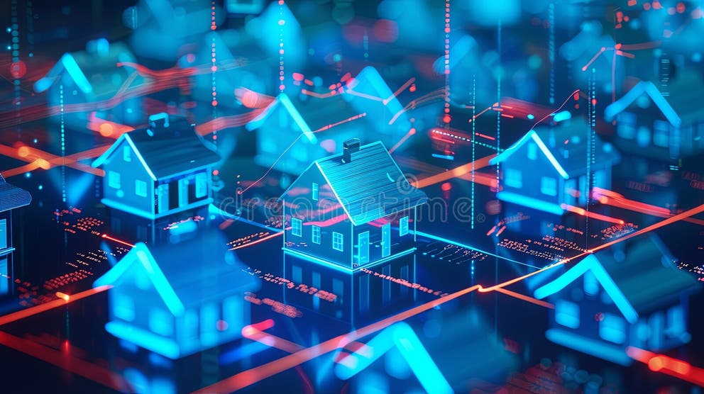 This Digital Model Visually Represents Smart Housing Data Analytics ...