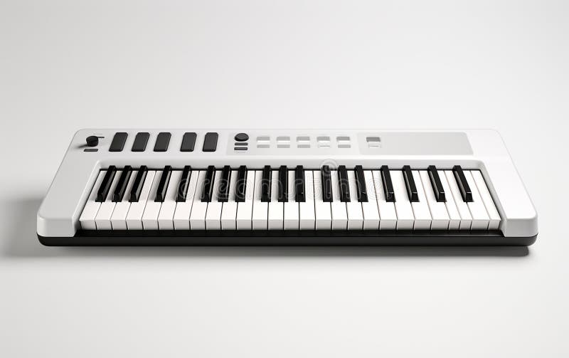 Digital Modern Keyboard on a Transparent Background Stock Illustration ...