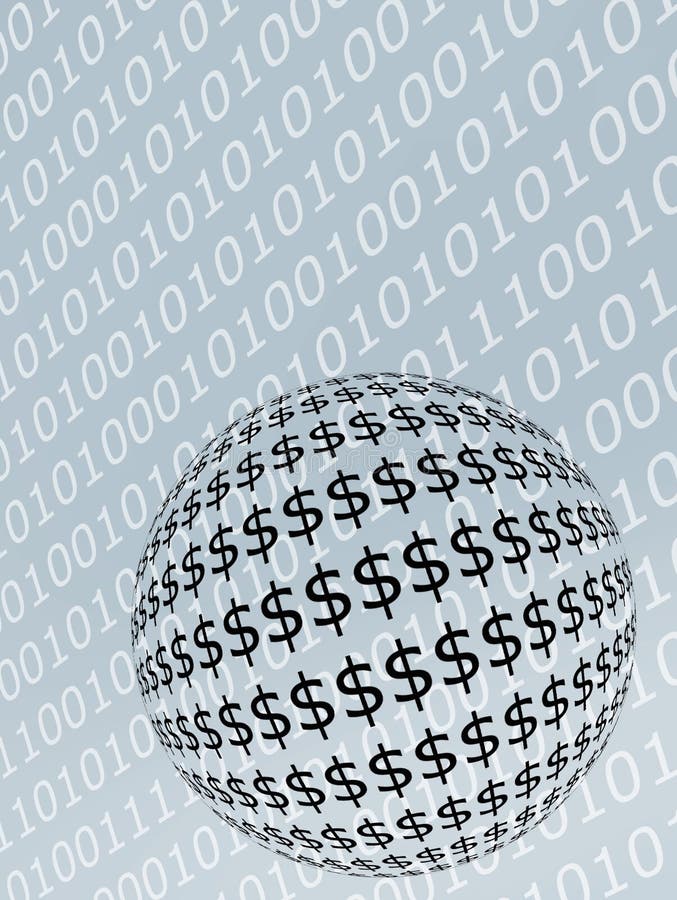 Digital money stock illustration. Illustration of money - 5078167