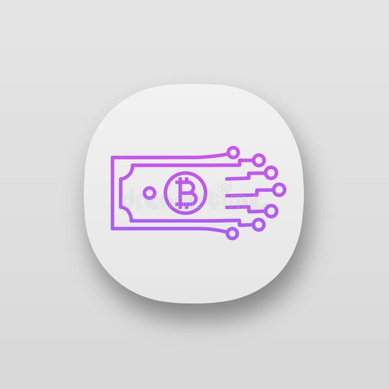 Digital money app icon stock vector. Illustration of application ... Digital money app icon stock vector. Illustration of application ...