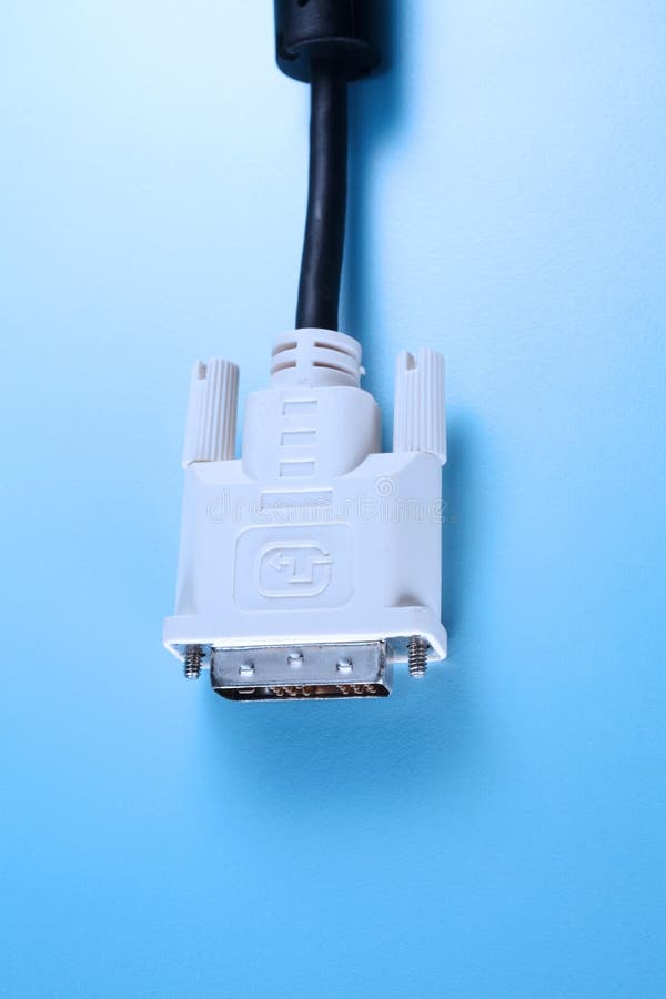 Digital monitor cable stock photo. Image of still, life - 25876676