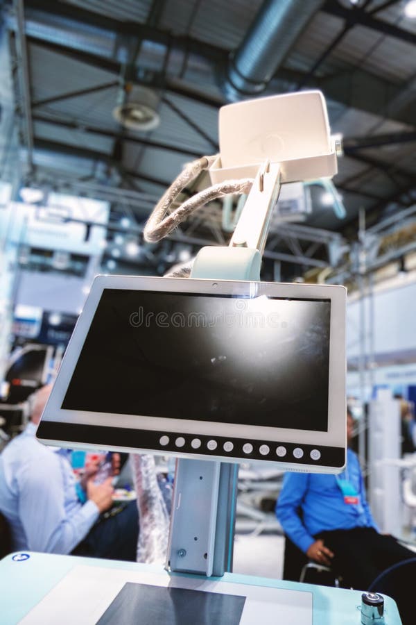 Digital Monitor for X-ray Machine Stock Image - Image of imaging ...