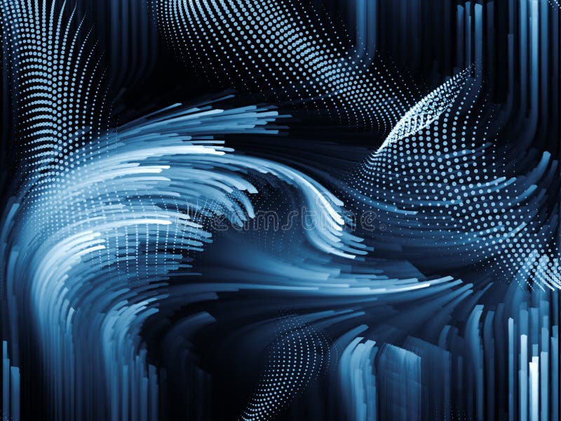 Digital Motion Background stock illustration. Illustration of vortex ...