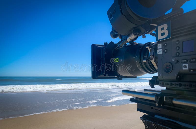 Digital Motion Picture Camera Stock Photo - Image of hollywood, tech ...