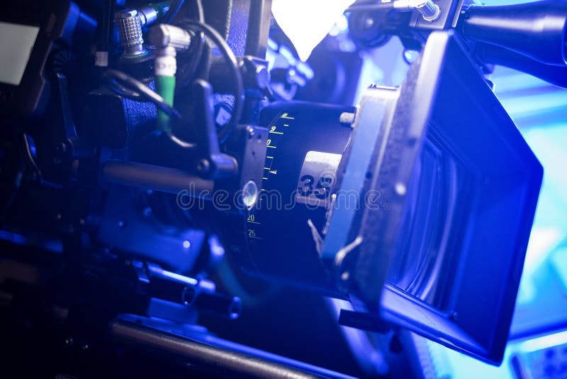 Digital Motion Picture Camera Stock Image - Image of 35mm, camera ...