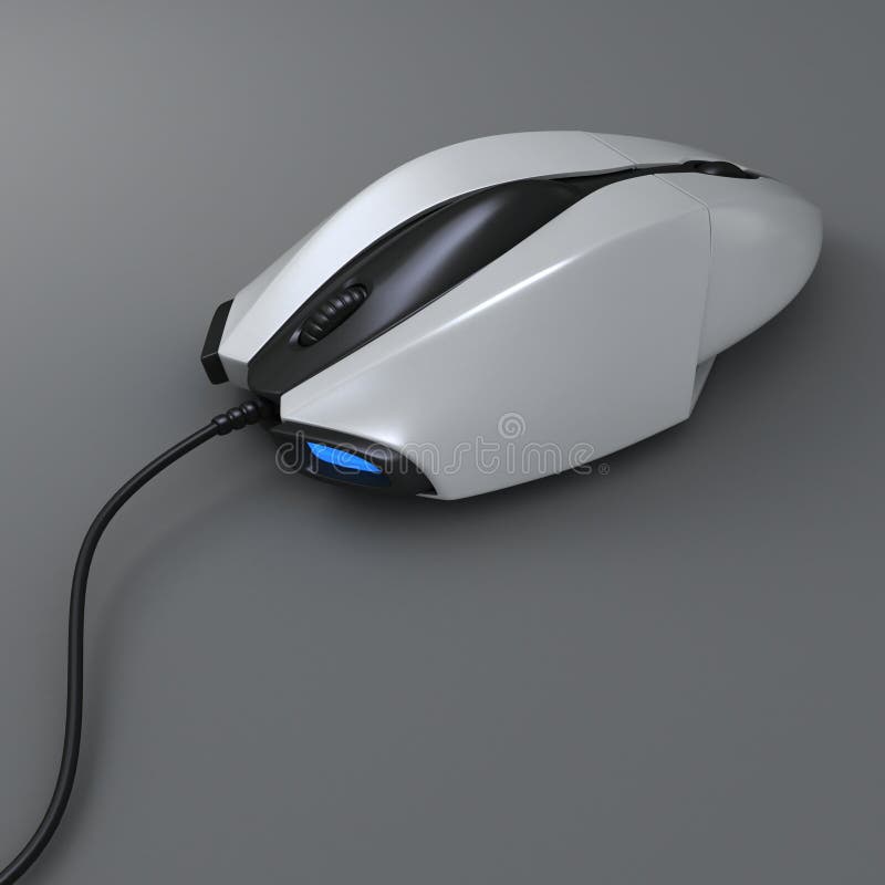 Digital mouse_1 stock illustration. Illustration of black - 260856378