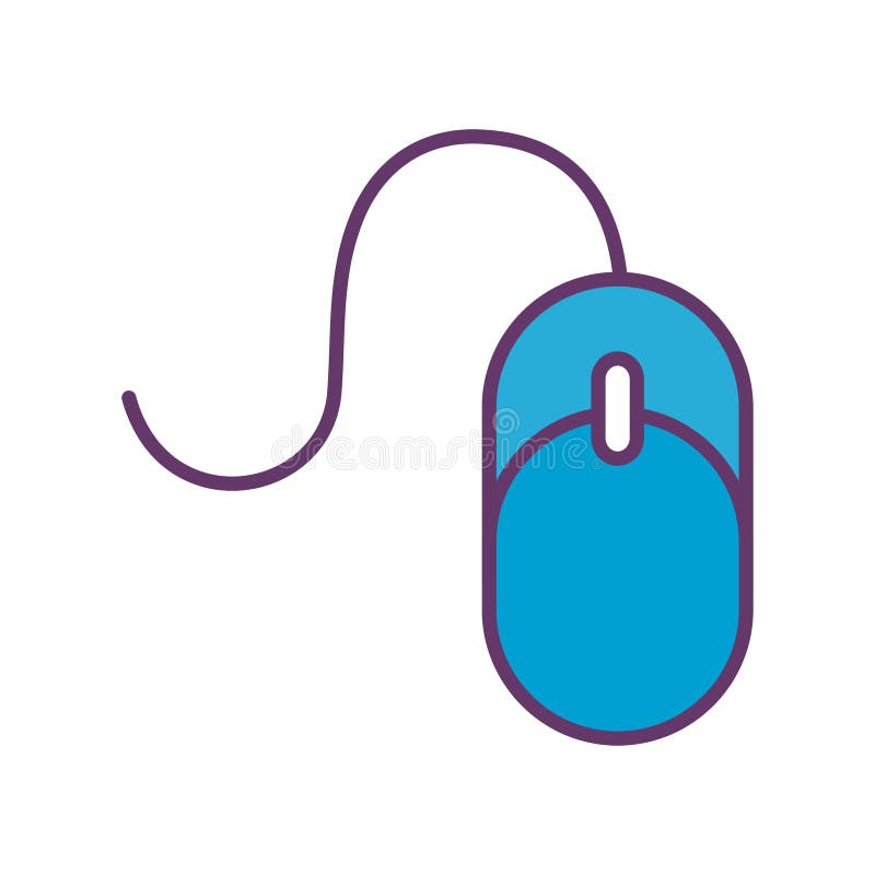 Digital Mouse Icon Vector Design Stock Vector - Illustration of network ...