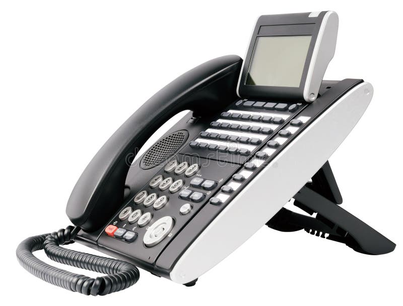 Digital Multi-button Telephone Sets Stock Photo - Image of ...